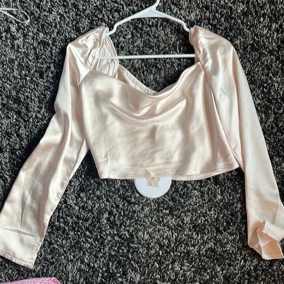 Princess Polly | Tops | New With Tags Princess Polly Cropped Blouse ...
